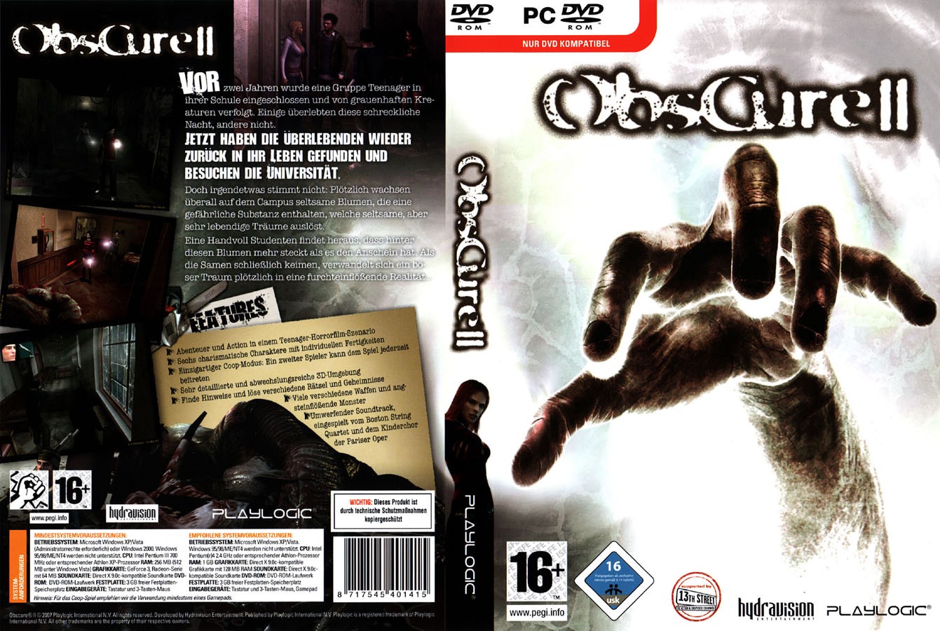 G3 Games: OBSCURE 2_Ps2